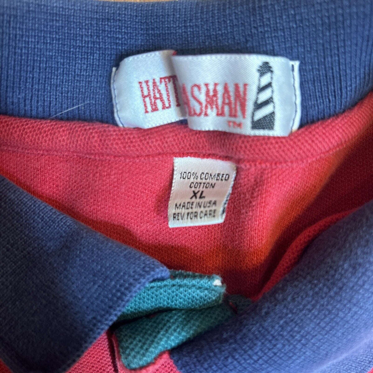 RARE** Vintage Blockbuster Video Polo XLG Employee Uniform Red Navy ...