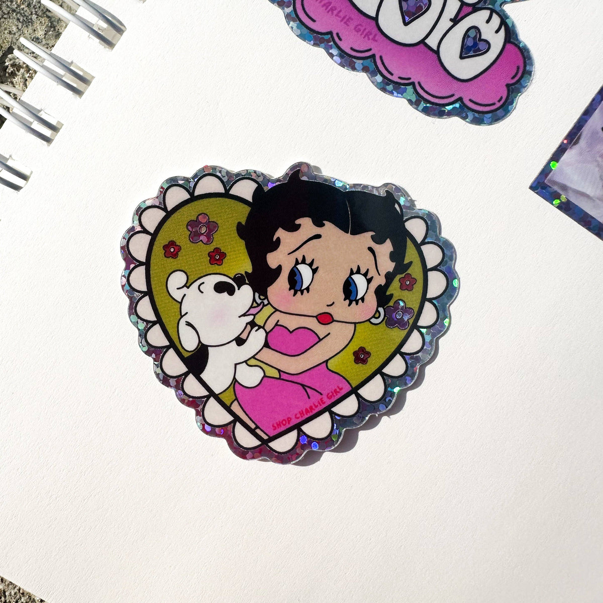 Betty Boop Fan Art Sticker – House of Dow